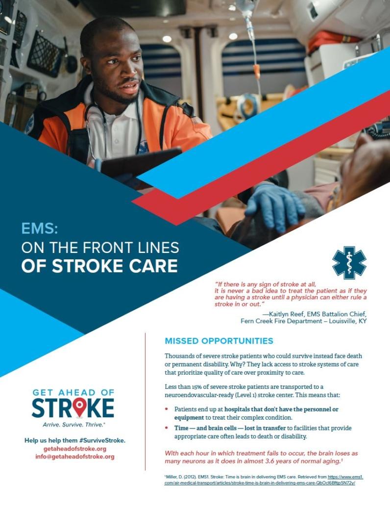First Responders Stroke Fact Sheet – Get Ahead of Stroke