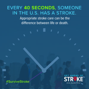 40 Seconds Graphic Instagram - Get Ahead of Stroke